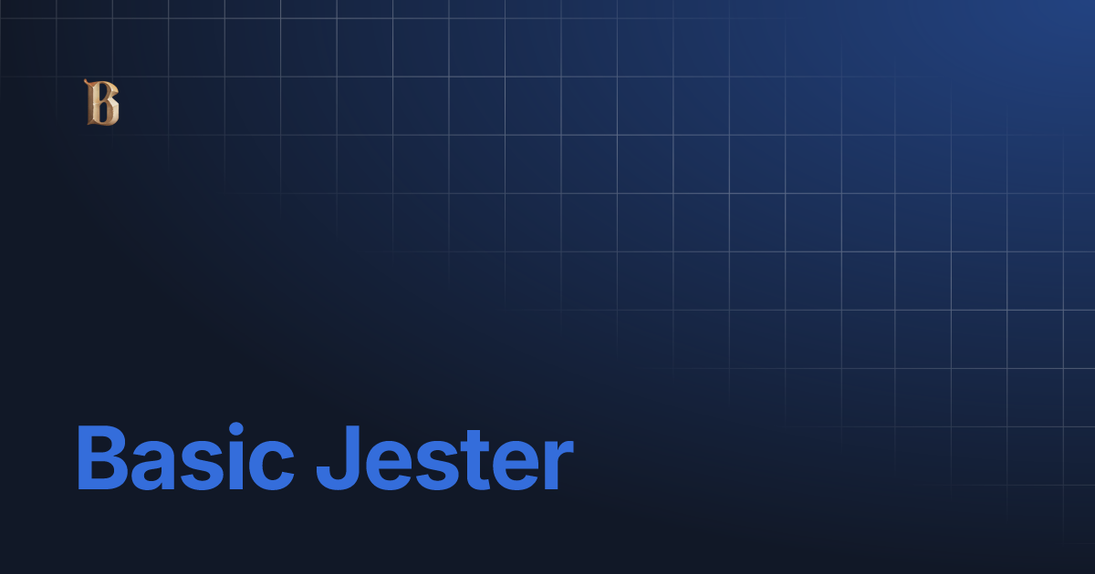 Basic Jester | BLOCKLORDS WIKI