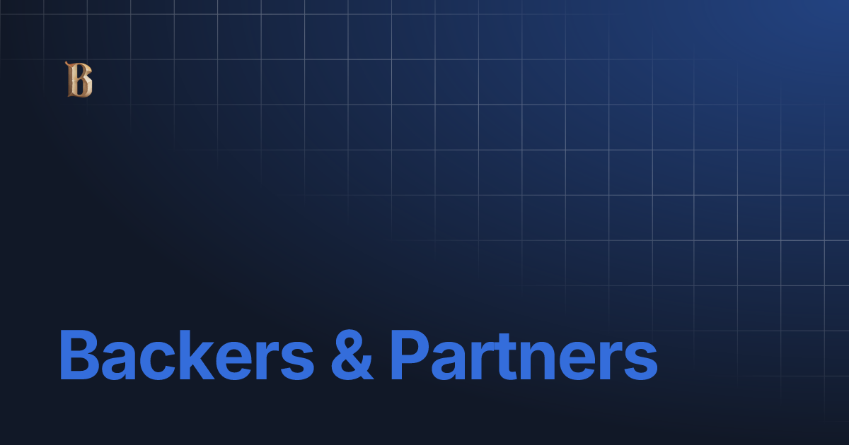 Backers & Partners | BLOCKLORDS WIKI